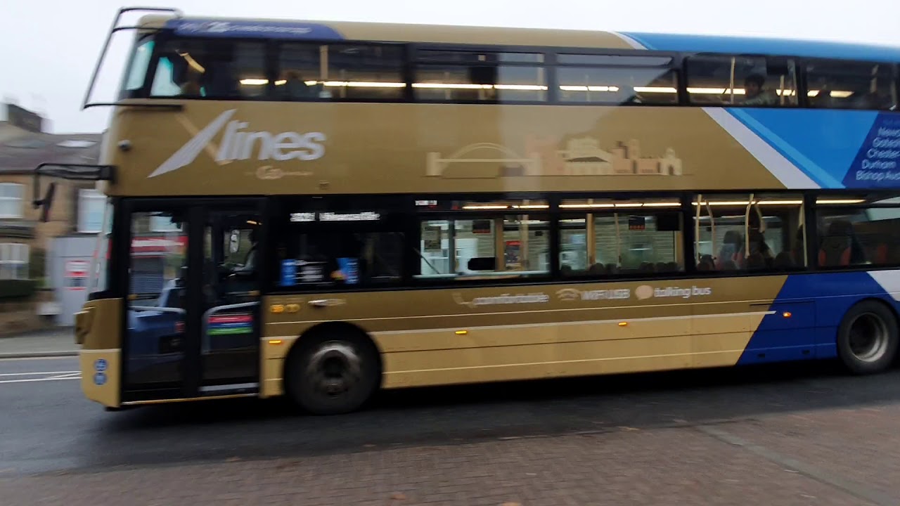 X lines X21: Go North East 6314 (NK67 EBJ) - YouTube