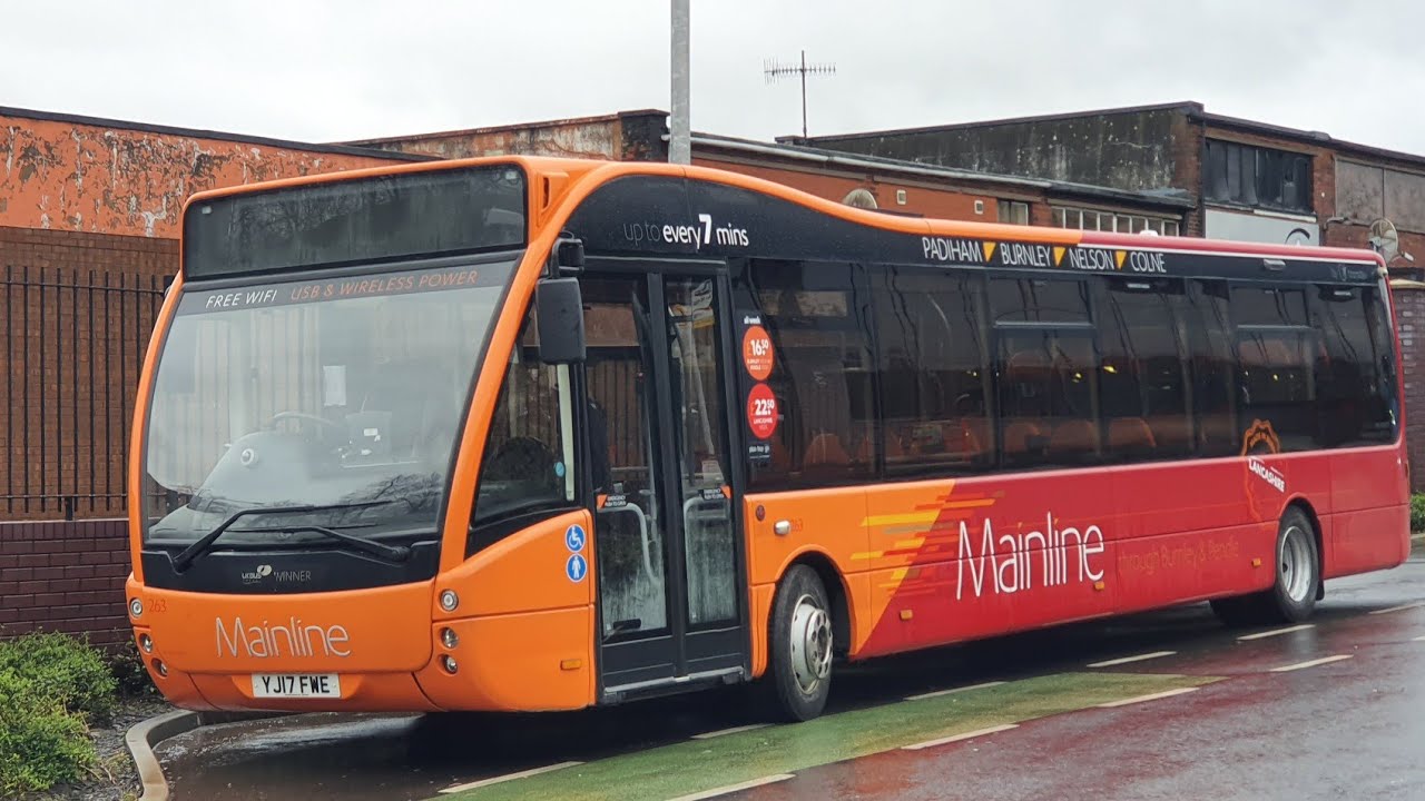 Transdev Mainline Optare Versa 263 YJ17 FWE - YouTube