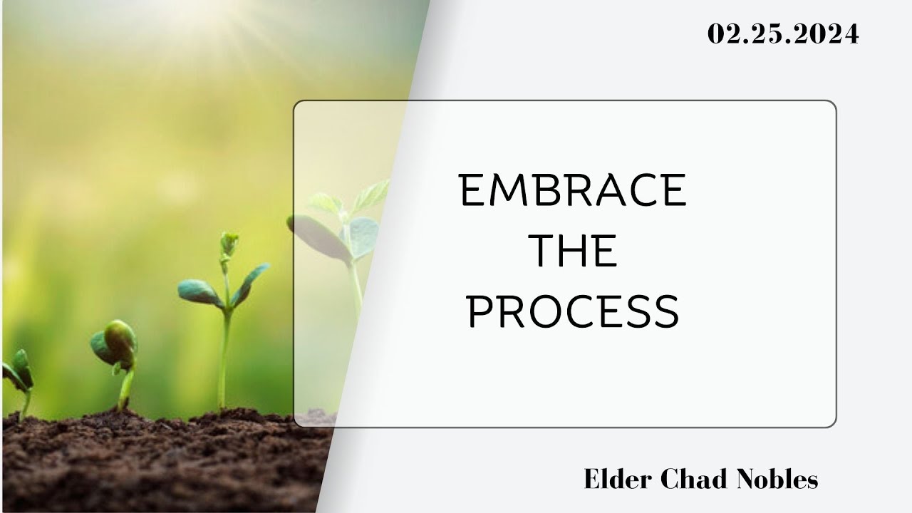 Embrace the Process - YouTube