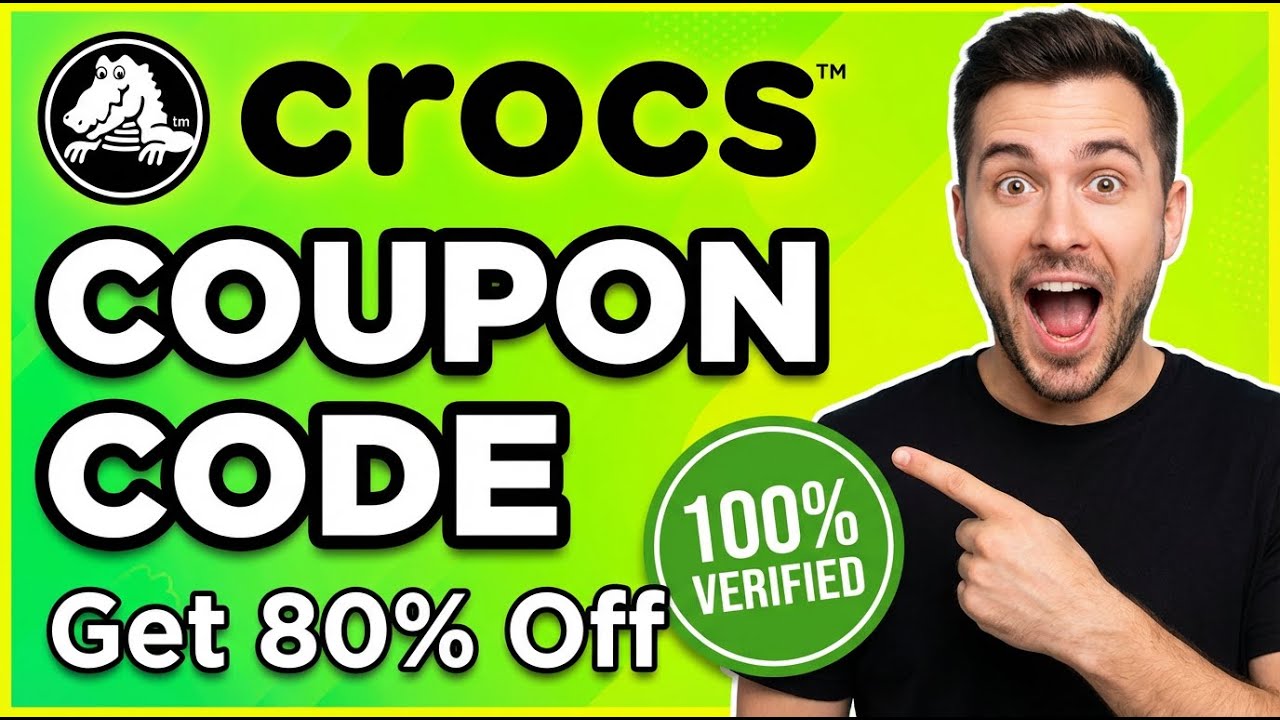 Crocs Promo Code - Coupon Code - Discount Code - Voucher code - YouTube
