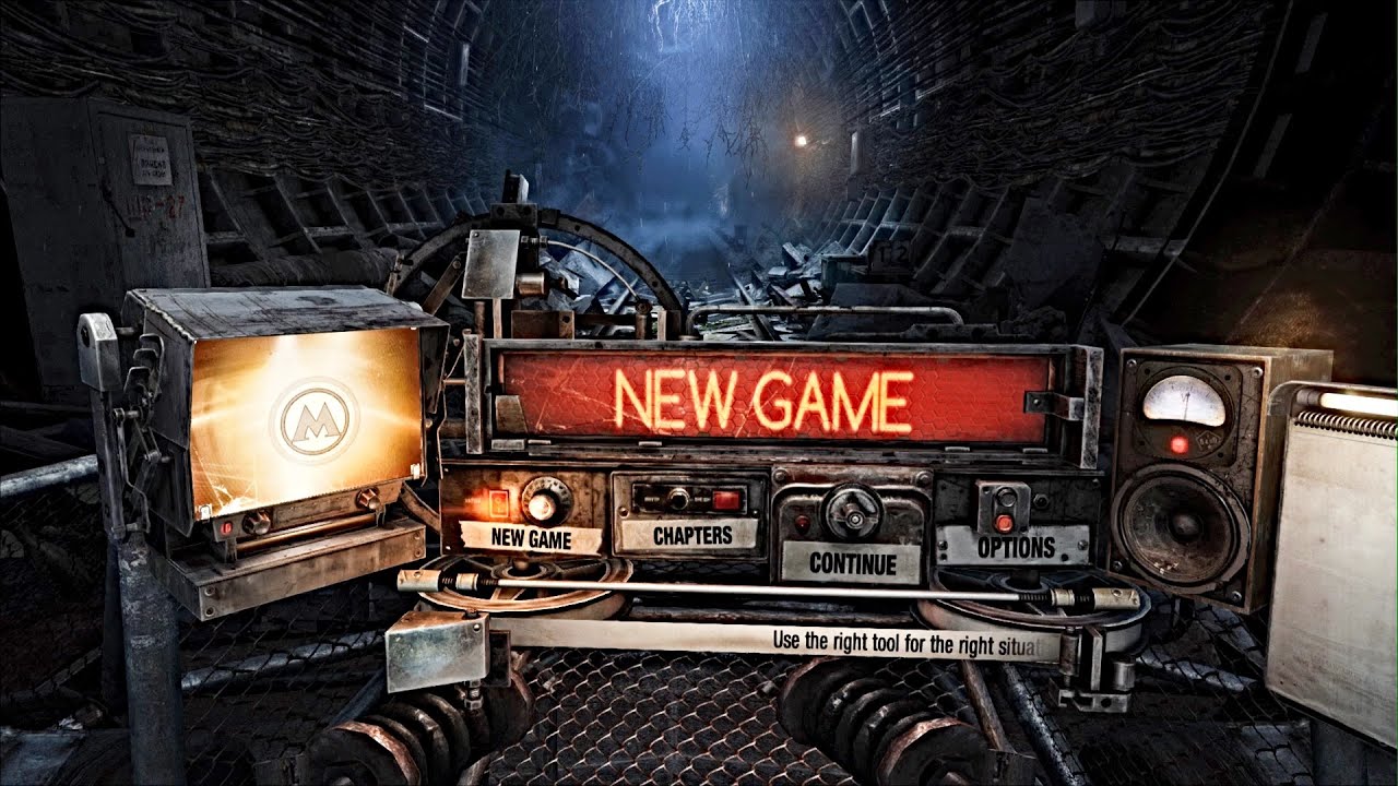 METRO LAST LIGHT REDUX AMBIENT 🎵 & AMBIENCE TITLE SCREEN MENUE | METRO ...