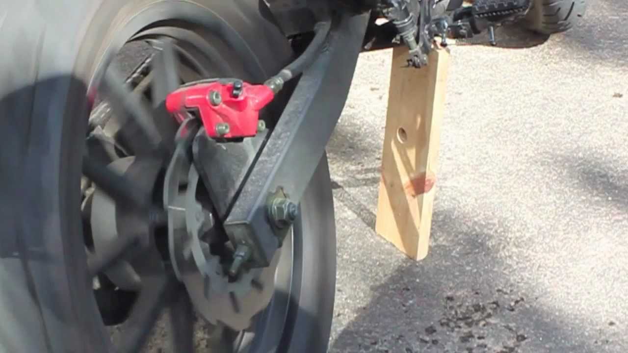 DIY Motorbike Centre Stand - YouTube