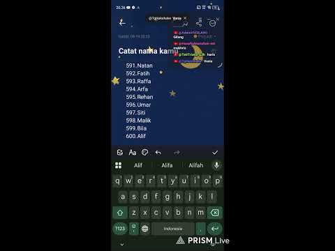 catat nama kamu
