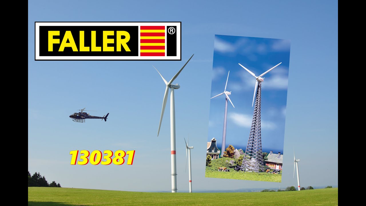 Faller Windkraftanlage Nordex 130381 - Bau der Jugendanlage "Teil 8 ...