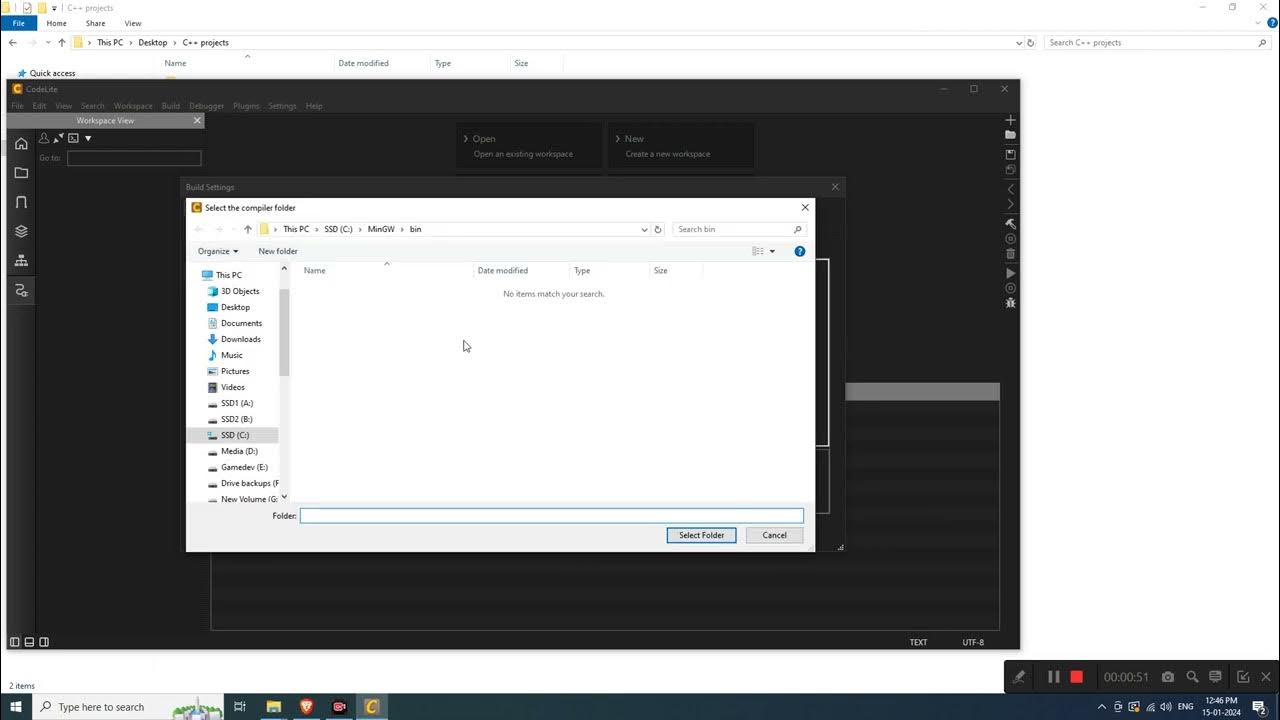 Codelite can't find MinGW compiler after scanning - Fixed - YouTube