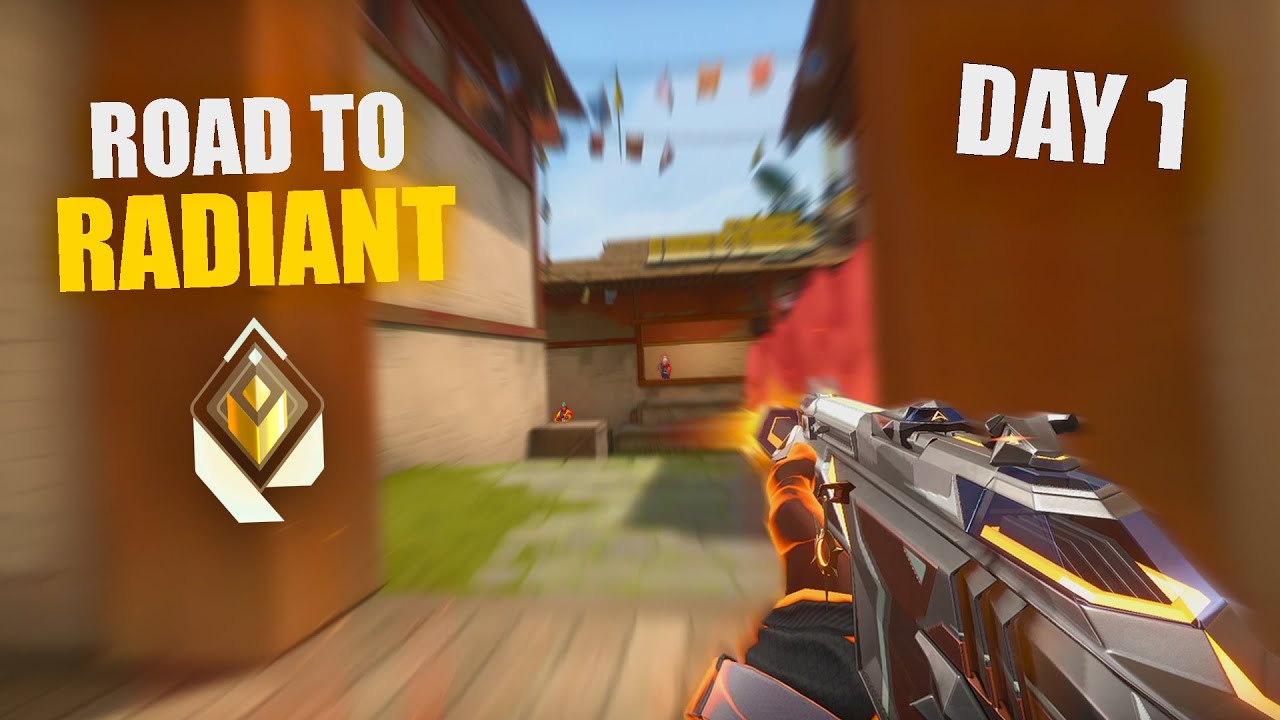 I Publish Valorant videos every day until i get Radiant | Day 1 - YouTube