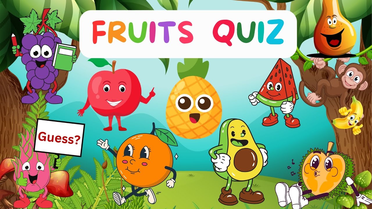 Fruit Guessing Game for Kids! | Test Your Knowledge on Fruits | Coco ...