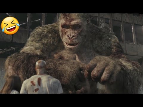 rampage movie funny scene.. - YouTube
