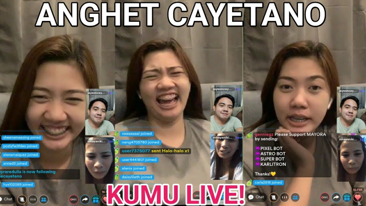 ANGHET CAYETANO KUMU LIVE WITH JAYSON AND MHAYA - YouTube