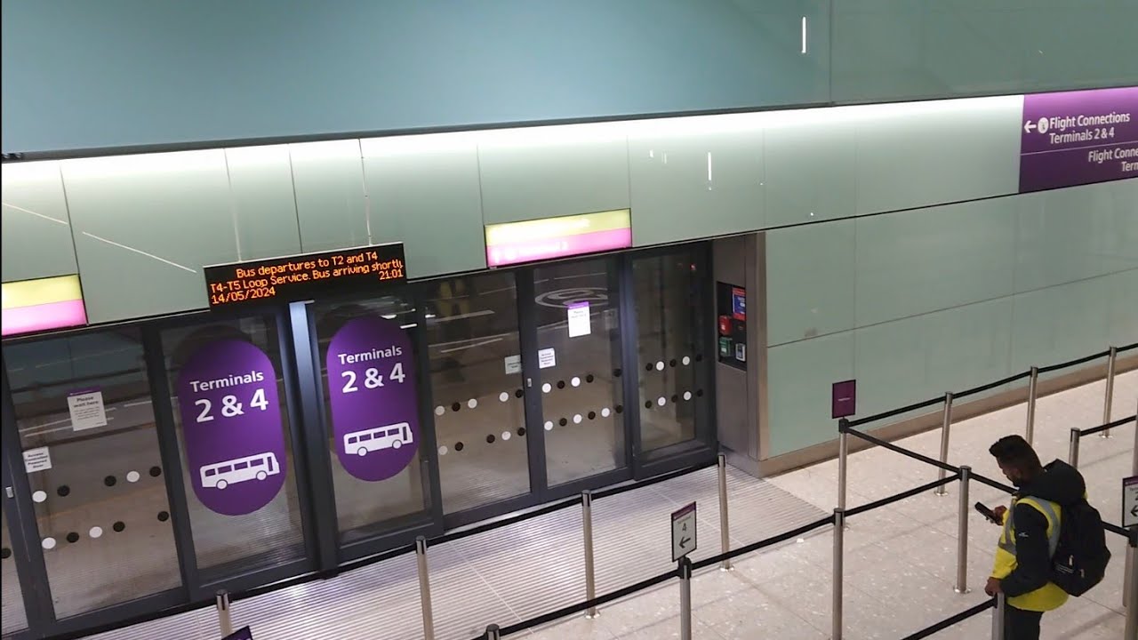 landing at Heathrow Terminal 3, walk to the flight connection(all ...