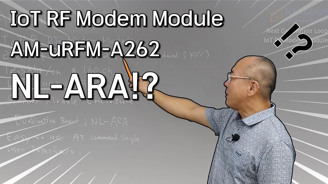 [NL-GV-005] AM-uRFM-A262 (IoT RF Modem Module) I EP.1 - YouTube