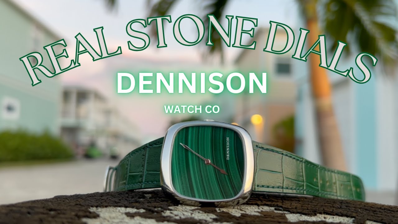 How Do Dennison Watches Stone Dials Look? - Dennison Watch Review - YouTube