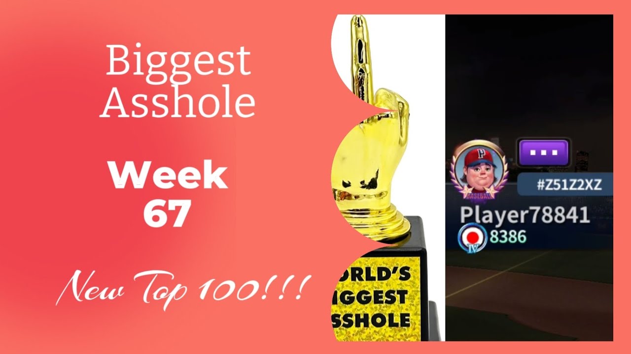 Baseball Clash New Top 100 Biggest Asshole Youtube
