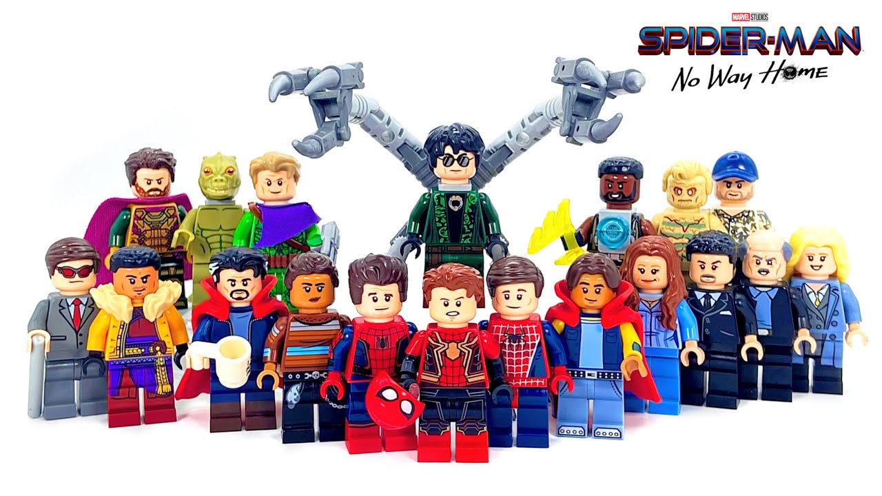 LEGO Spider-man No Way Home How to Build All main characters - YouTube