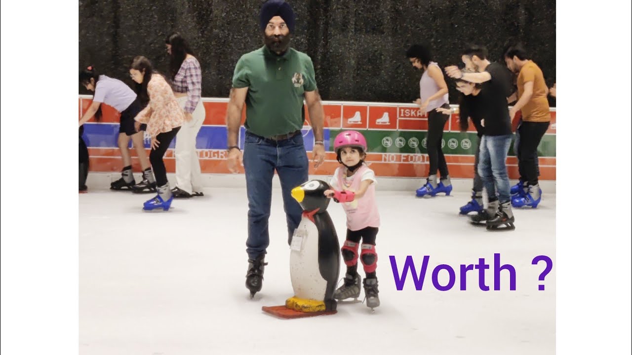 ICE SKATING | AMBIENCE MALL GURGAON | ISKATE - YouTube
