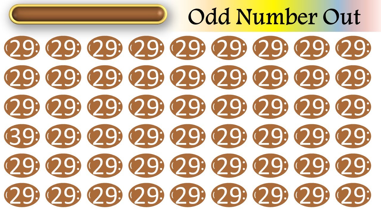 Odd Number Out 262 - YouTube