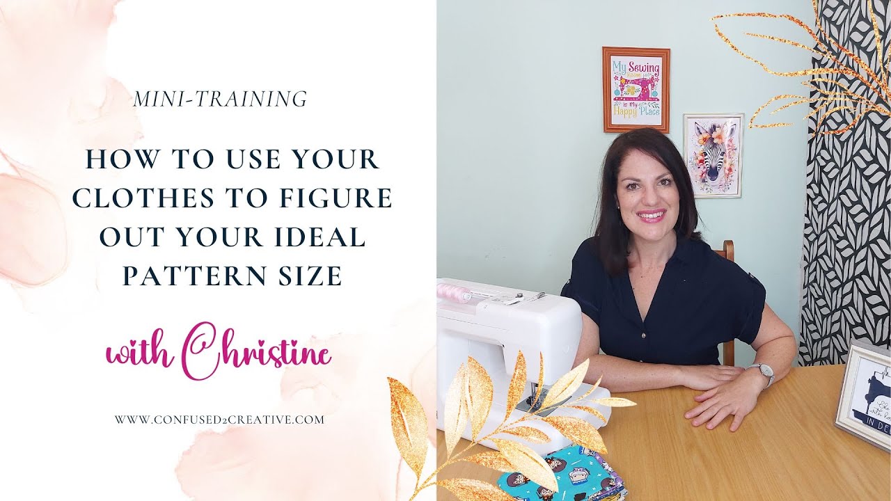 How to Use Your Own Clothes to Determine Your Sewing Pattern Size - YouTube