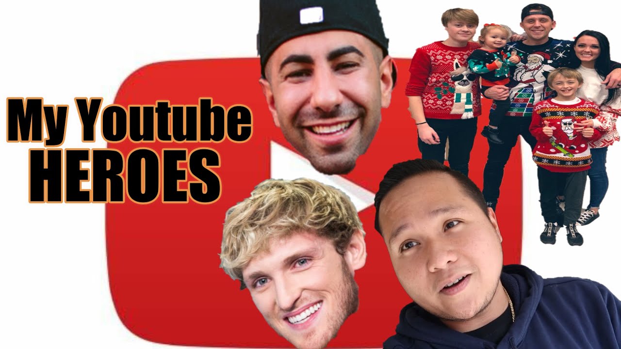 My Youtube Heroes || Logan Paul, Fousey, Roman Atwood || Our very first ...