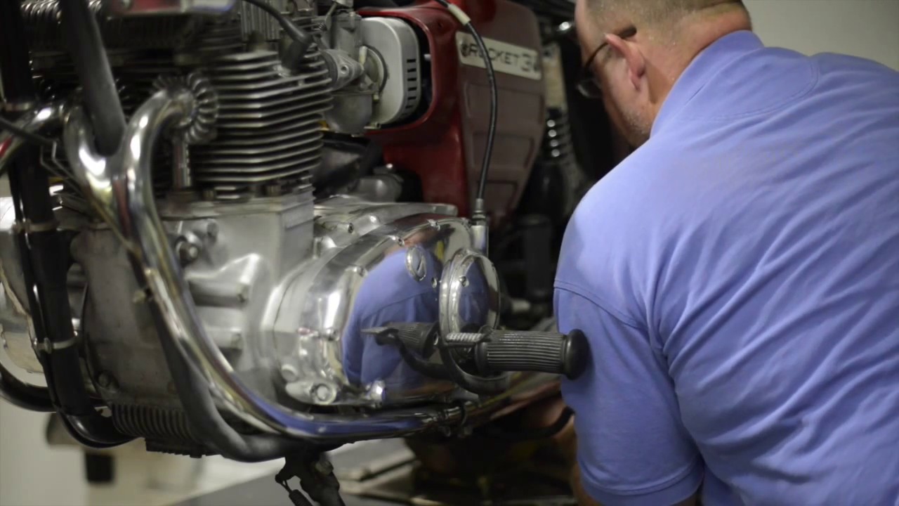 BSA Rocket 3 Engine Rebuild Part 2 - YouTube