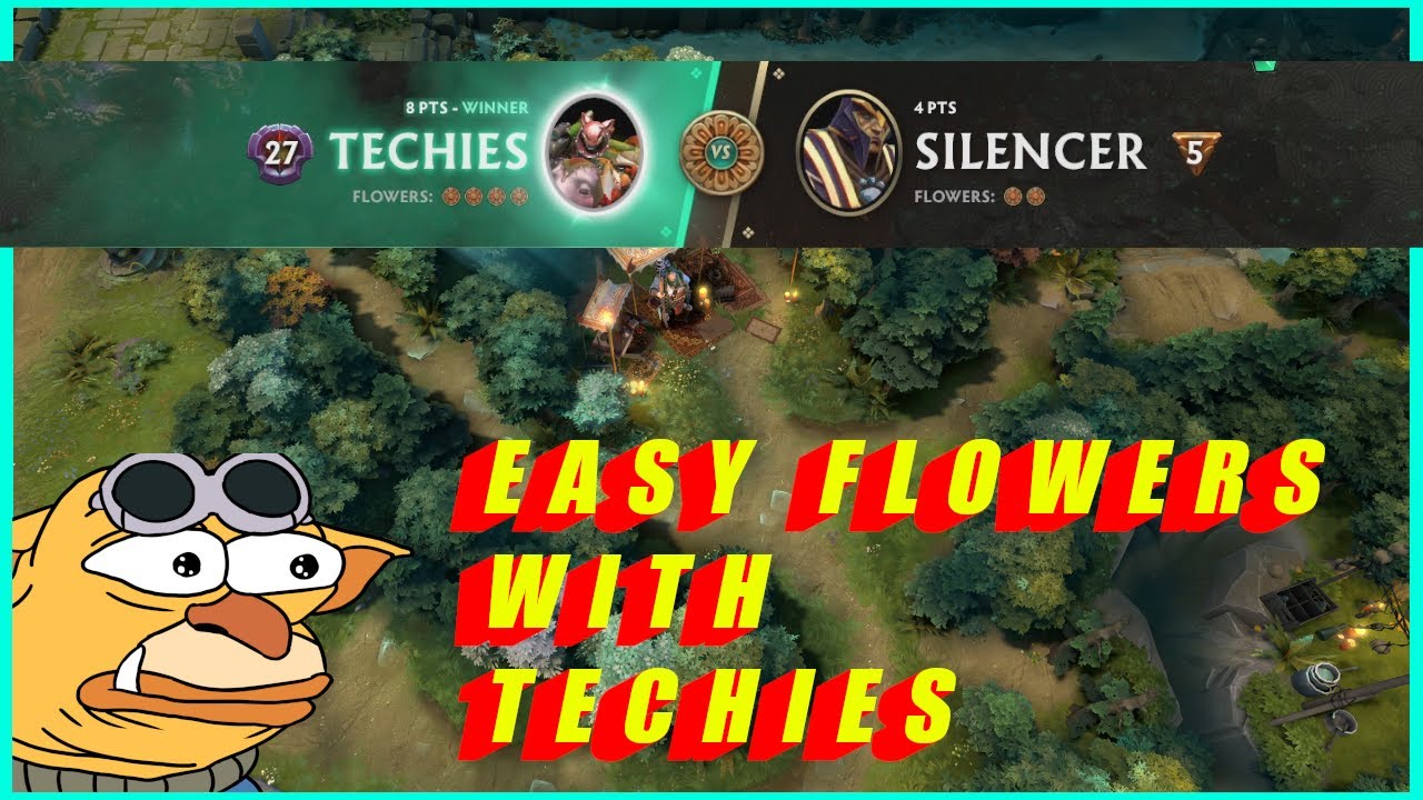 Get Easy Flowers By Playing Techies!! Dota 2 Muerta Update 20023 - YouTube