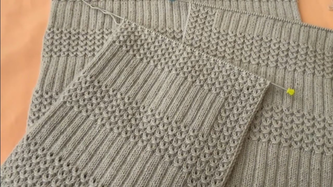 38 40 Beden Arasında Yelek Örneği Yapılışı - YouTube