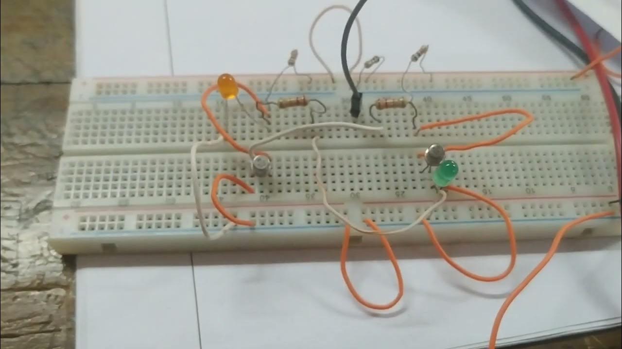 Bistable multivibrator fig.-1 circuit connection - YouTube