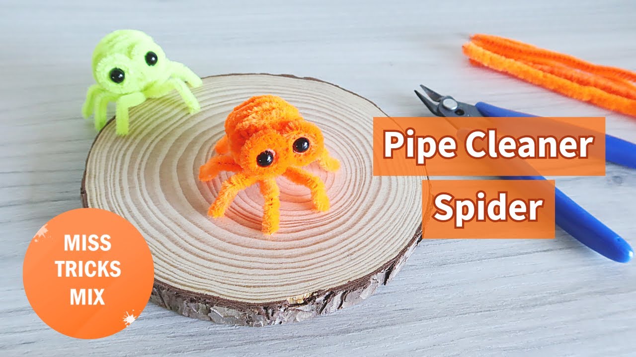 Pipe Cleaner Little Spider | Pipe Cleaner Crafts | Pipe Cleaner - YouTube