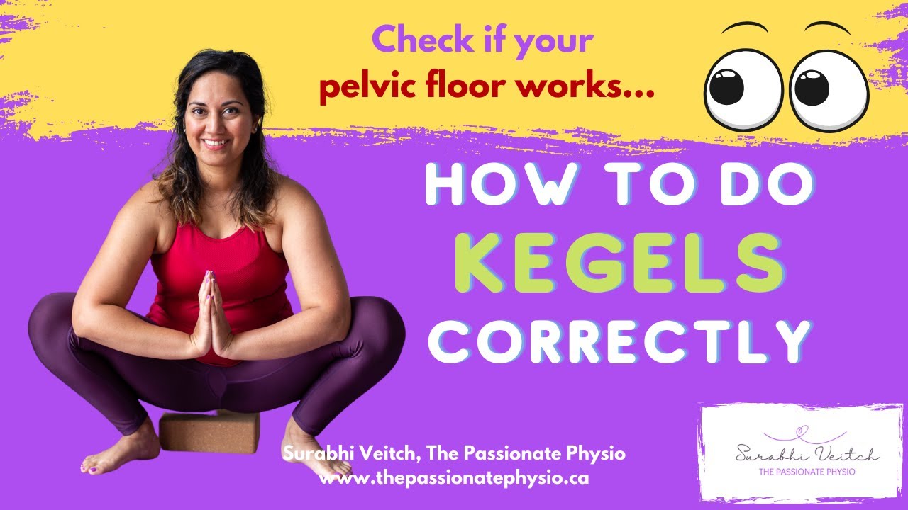 Kegels for beginners! Use your COMMON SENSES to self-assess your pelvic ...