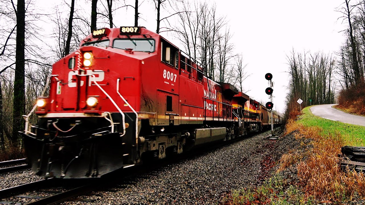 CPKC And KCSM Drag Empty Potash Train Thru Searchlight Signals On The ...