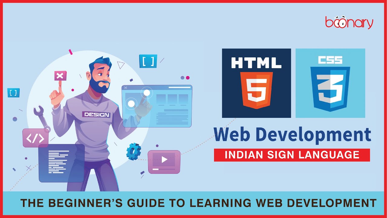 Boonary's new course on Web development for Deaf (ISL) - YouTube