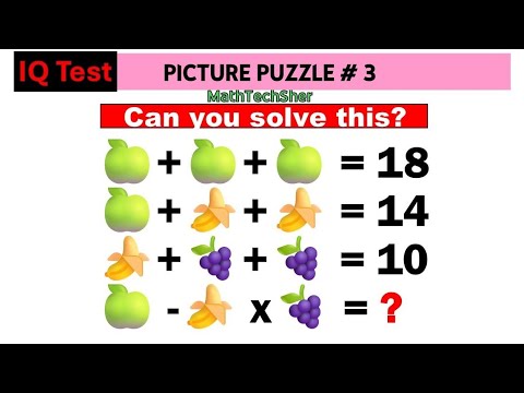 IQ Test: Picture Puzzle Challenge3 | Can You Solve This Brain Teaser? # ...