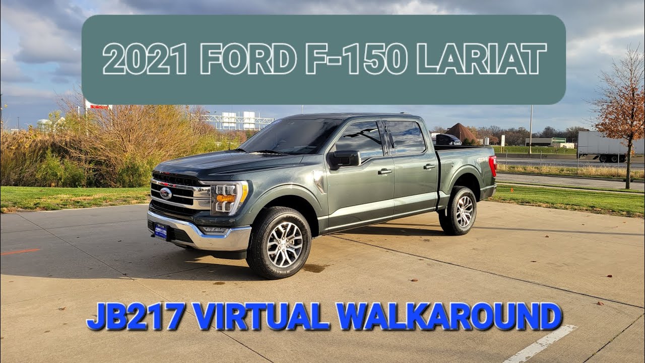 2021 Ford F-150 Lariat - JB217 Virtual Walkaround - YouTube