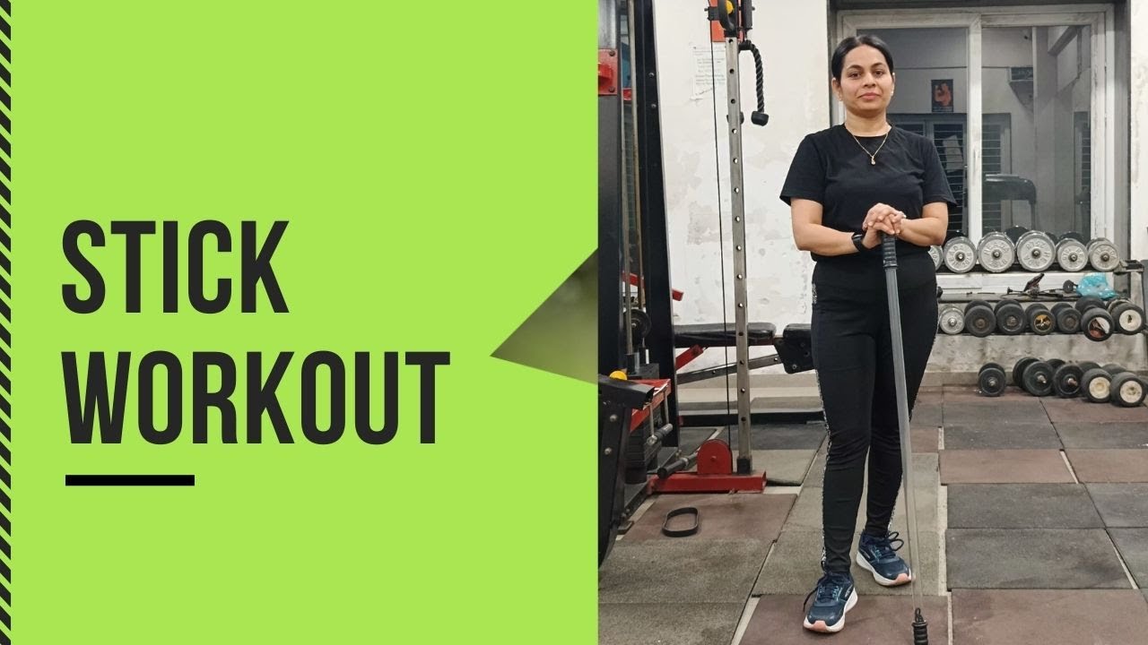 Cardio Workout with Stick | Stick Workout | weightlosss | Fitness - YouTube