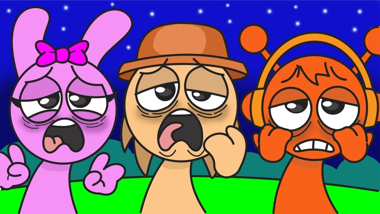 OREN PINKI TUNNER, they CAN'T SLEEP! Coloring Pages - How to Color ...