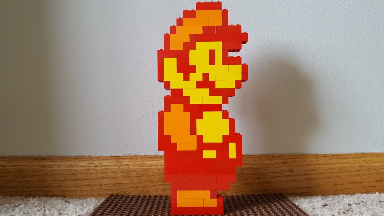 How to Build a Lego SMB3 Fire Mario - YouTube