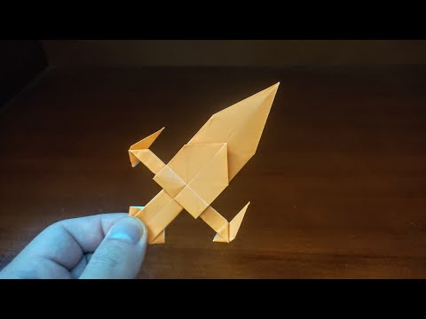 How To Make An Origami Machine Sword Easy Step By Step