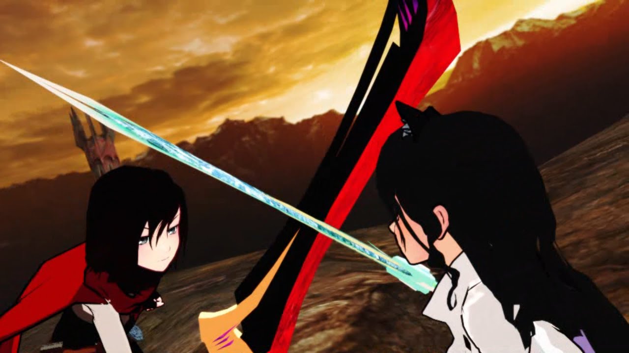 [MMD RWBY] Ruby vs Blake - YouTube