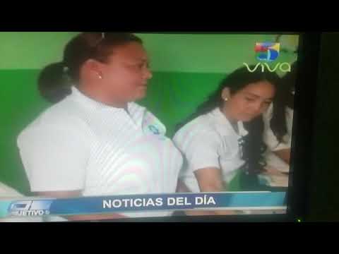 Vanesa Pol de Recio presidenta ADEOARD realiza operativo odontológico y entrega de canastilla.2018.