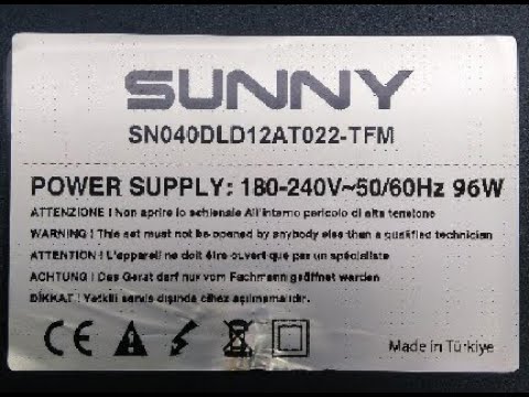 sunny ses var görüntü yok