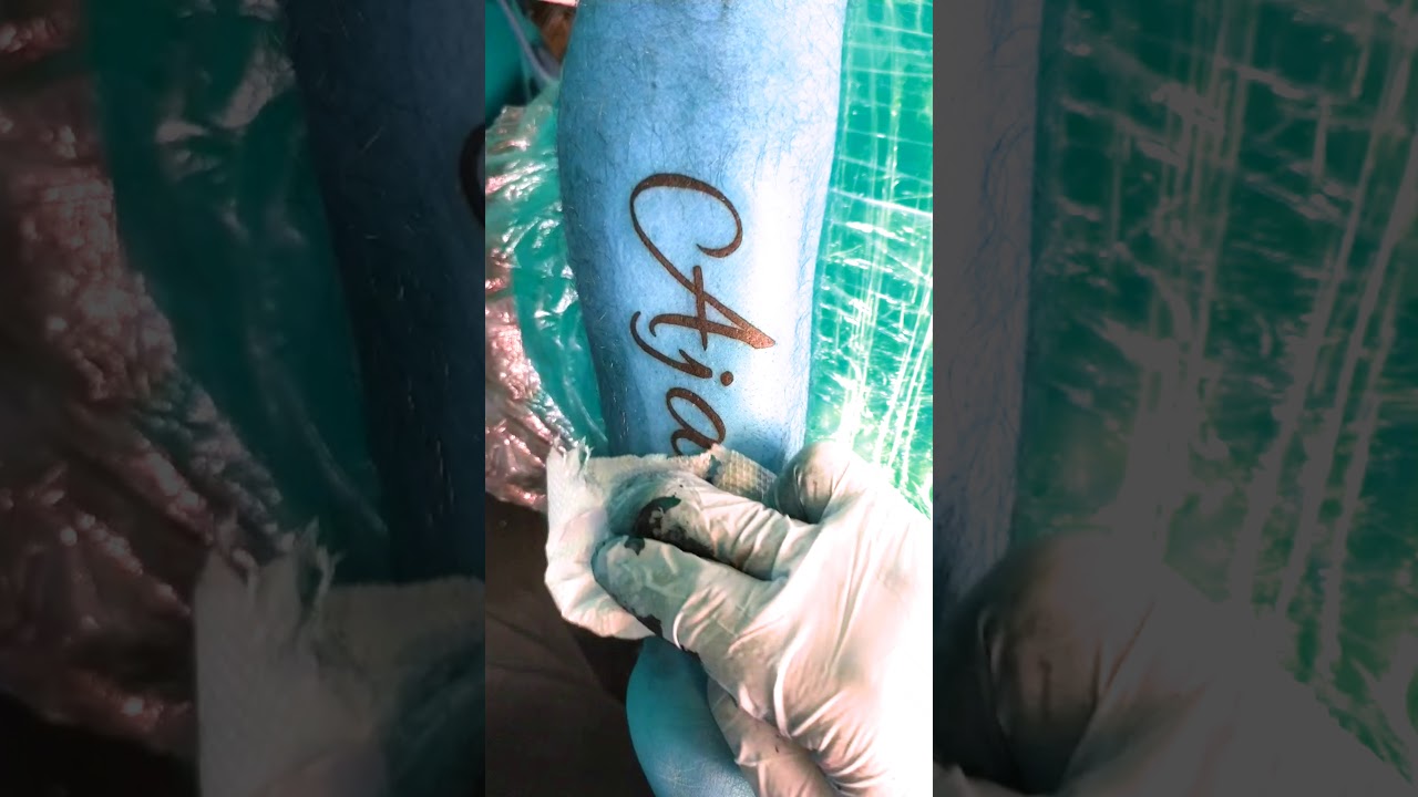 Ajay Name Tattoo | Letest Tattoo Design | Ajay Tattoos - YouTube