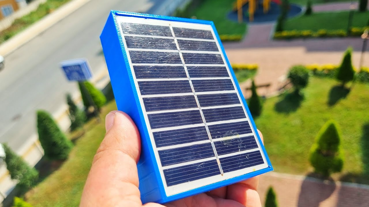 How To Make Solar powerbank / With ELAS3D - YouTube
