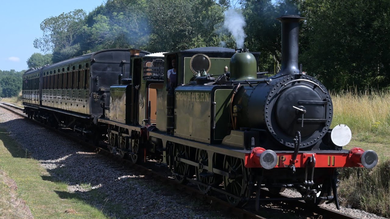 Poplar and Newport Terrier class locomotives on The Bluebell railway on ...