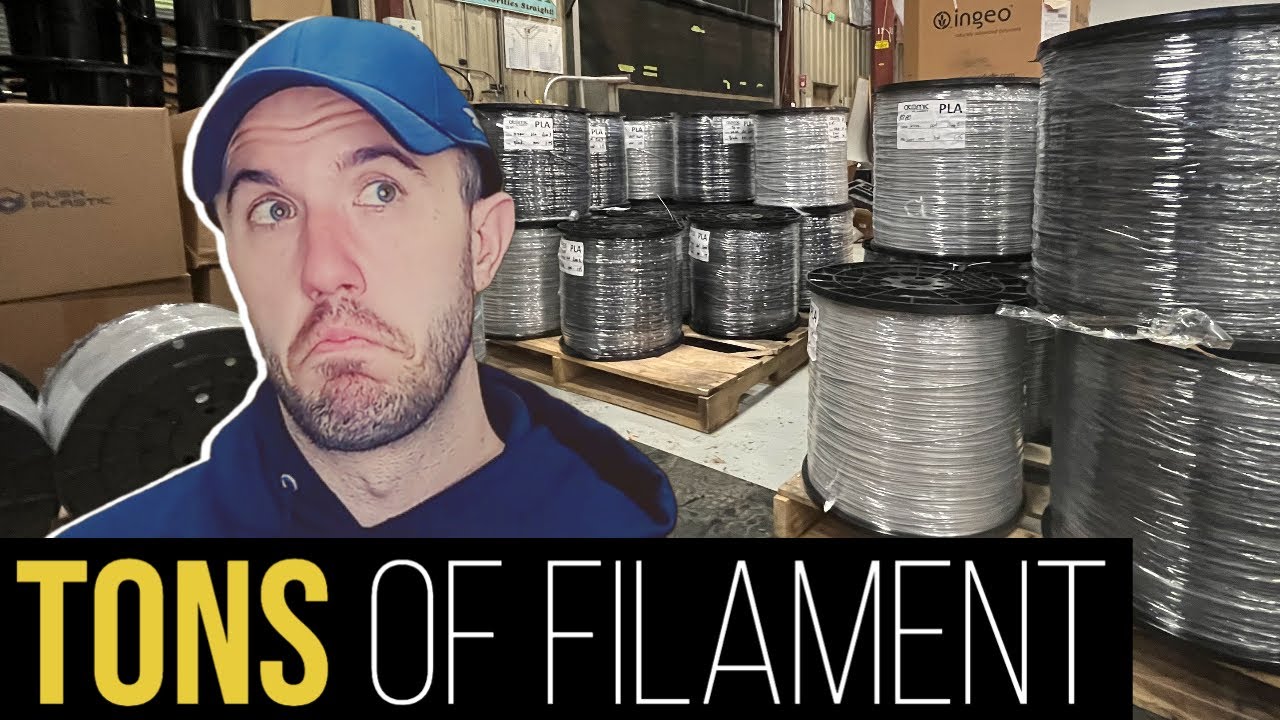 How Much Filament Does A Giant 3D Print Farm Use YouTube How Much Filament Does A Giant 3D Print Farm Use YouTube