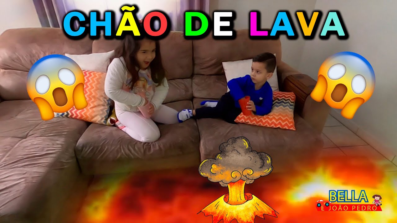 O CHÃO É LAVA - BELLA E JOÃO PEDRO - YouTube