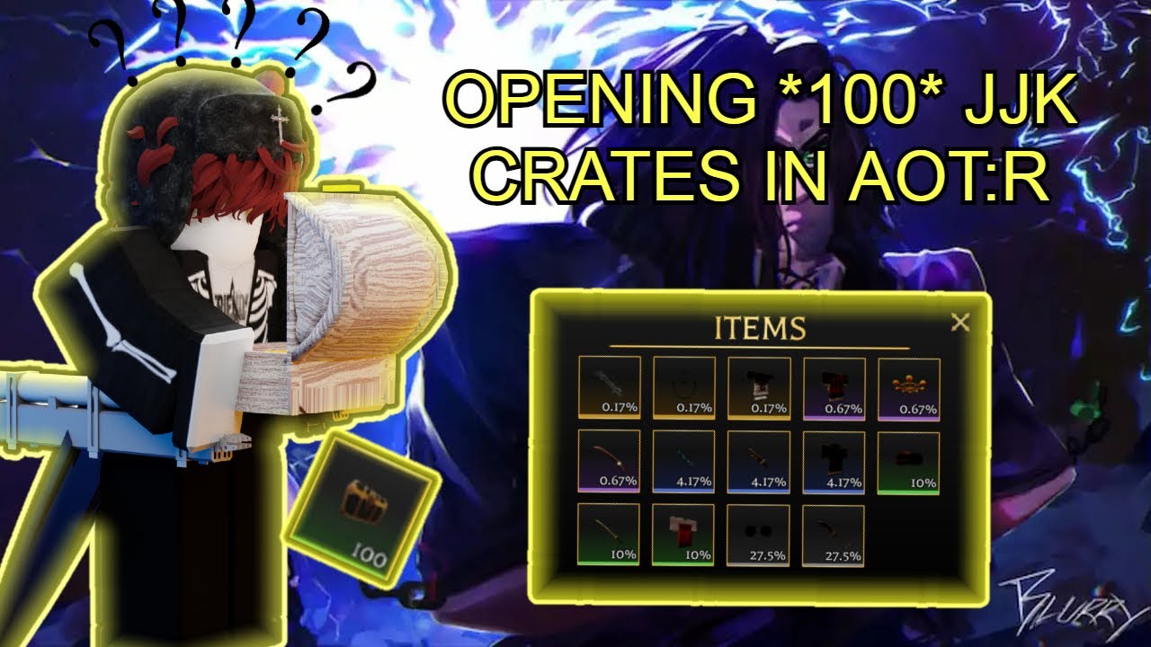 OPENING *100* JJK CRATES IN ATTCK ON TITAN REVOLTUION (Roblox) - YouTube