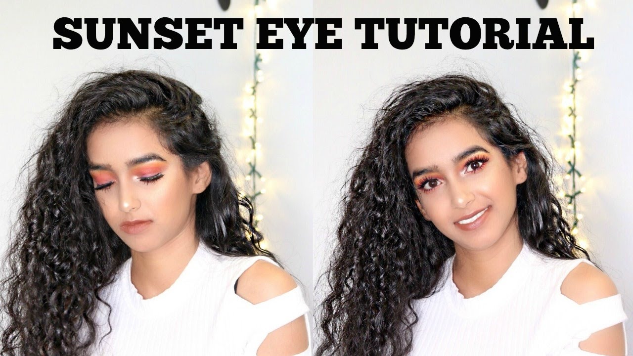 Sunset Eyeshadow Makeup Tutorial - YouTube
