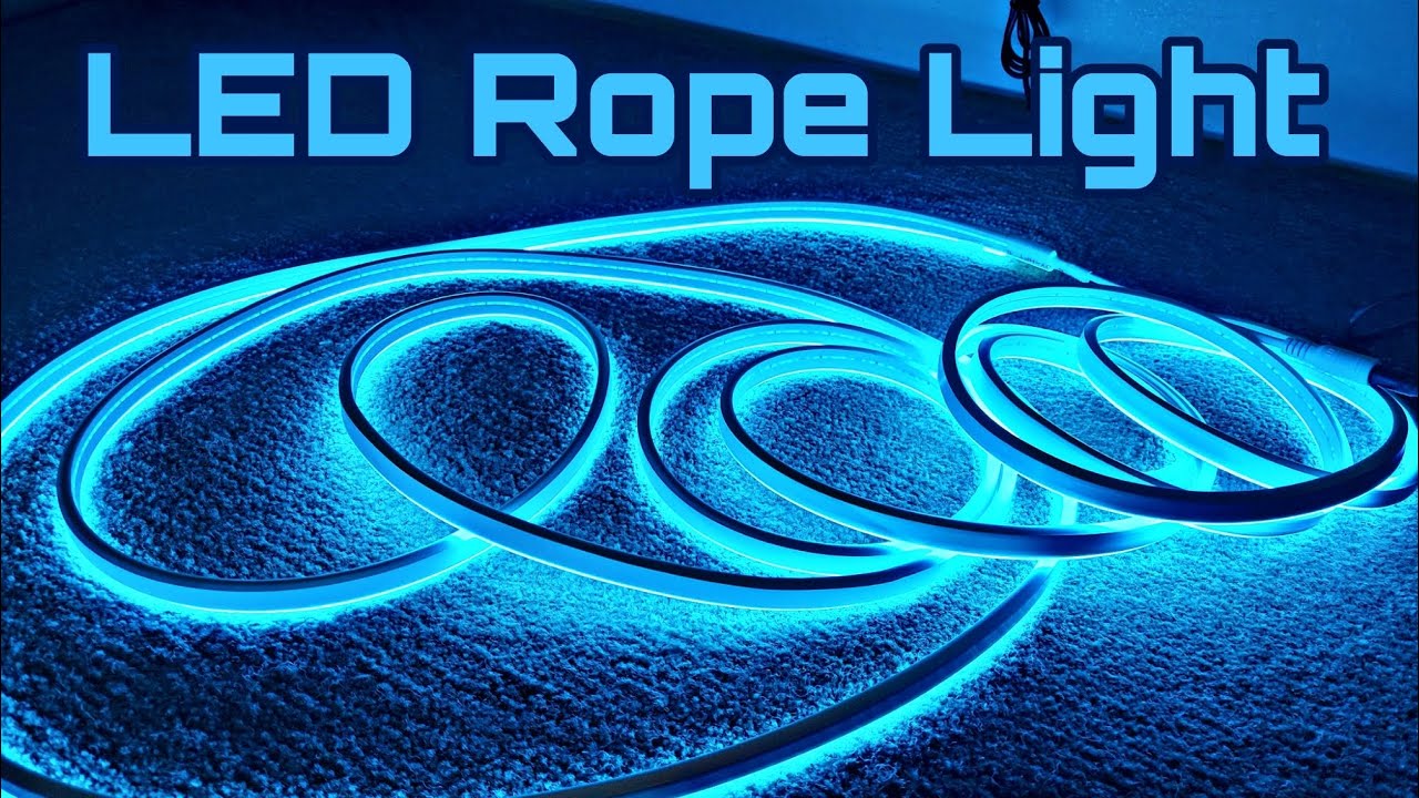 LED Rope Light Neon Blue - YouTube