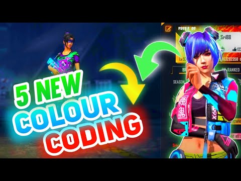 New Signature Coding 🇮🇳 | Free Fire Colour Code Signatures || # ...