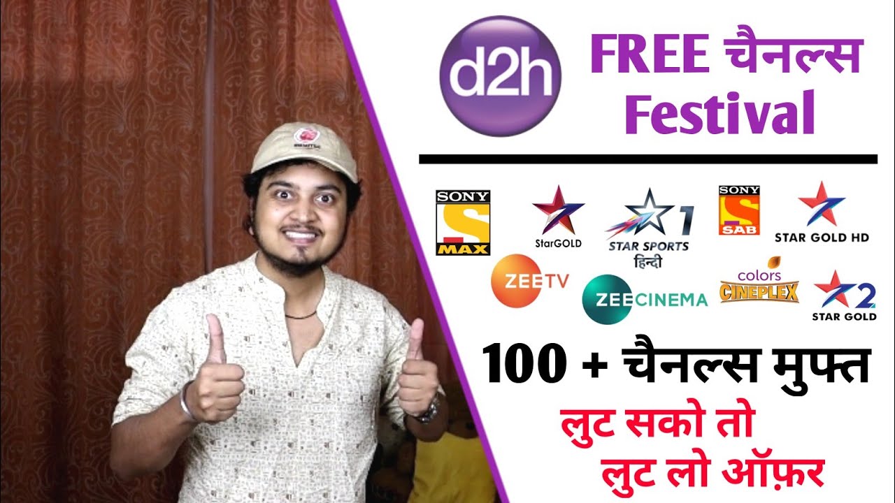 Videocon d2h Offering SD & HD Channels FREE Add Ons🔥| d2h Free Channels ...