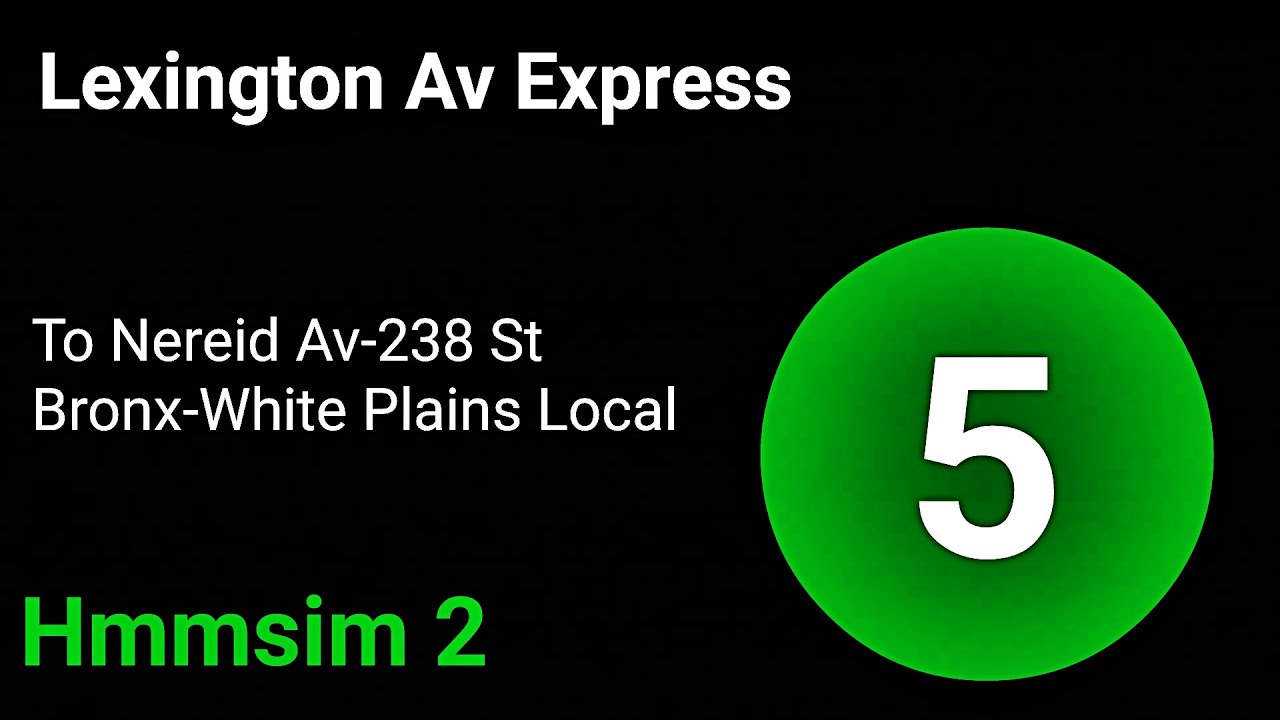Hmmsim 2 NYC: Operating R33ML Redbird (5) Train To Nereid Avenue-238th ...